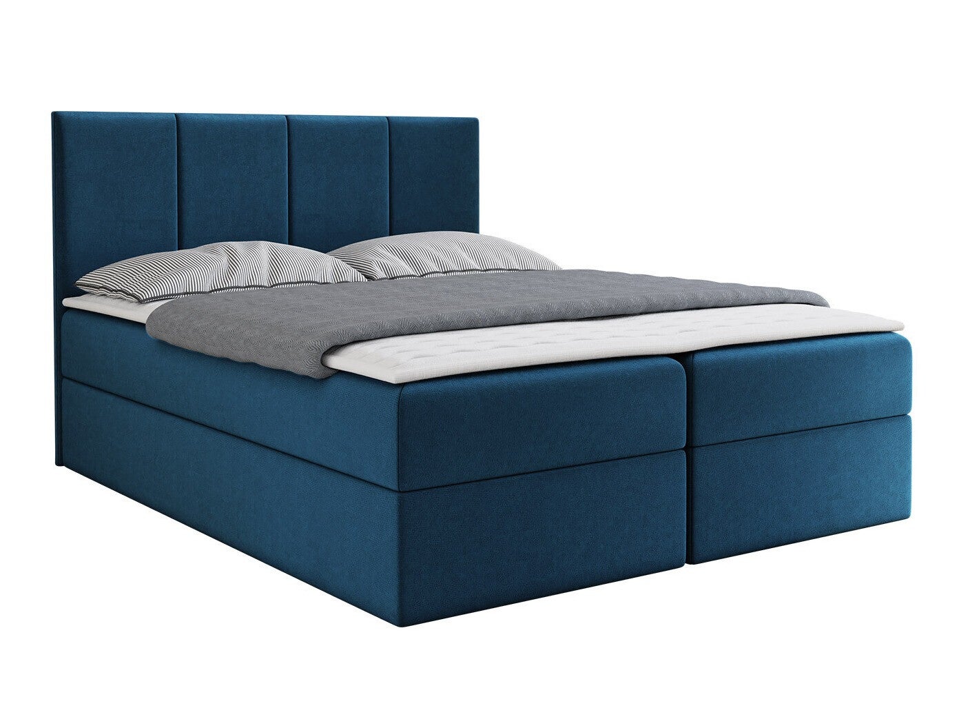 Letto continentale Baltimore 147, Continentale, Doppio, Blu, 140x200 ...
