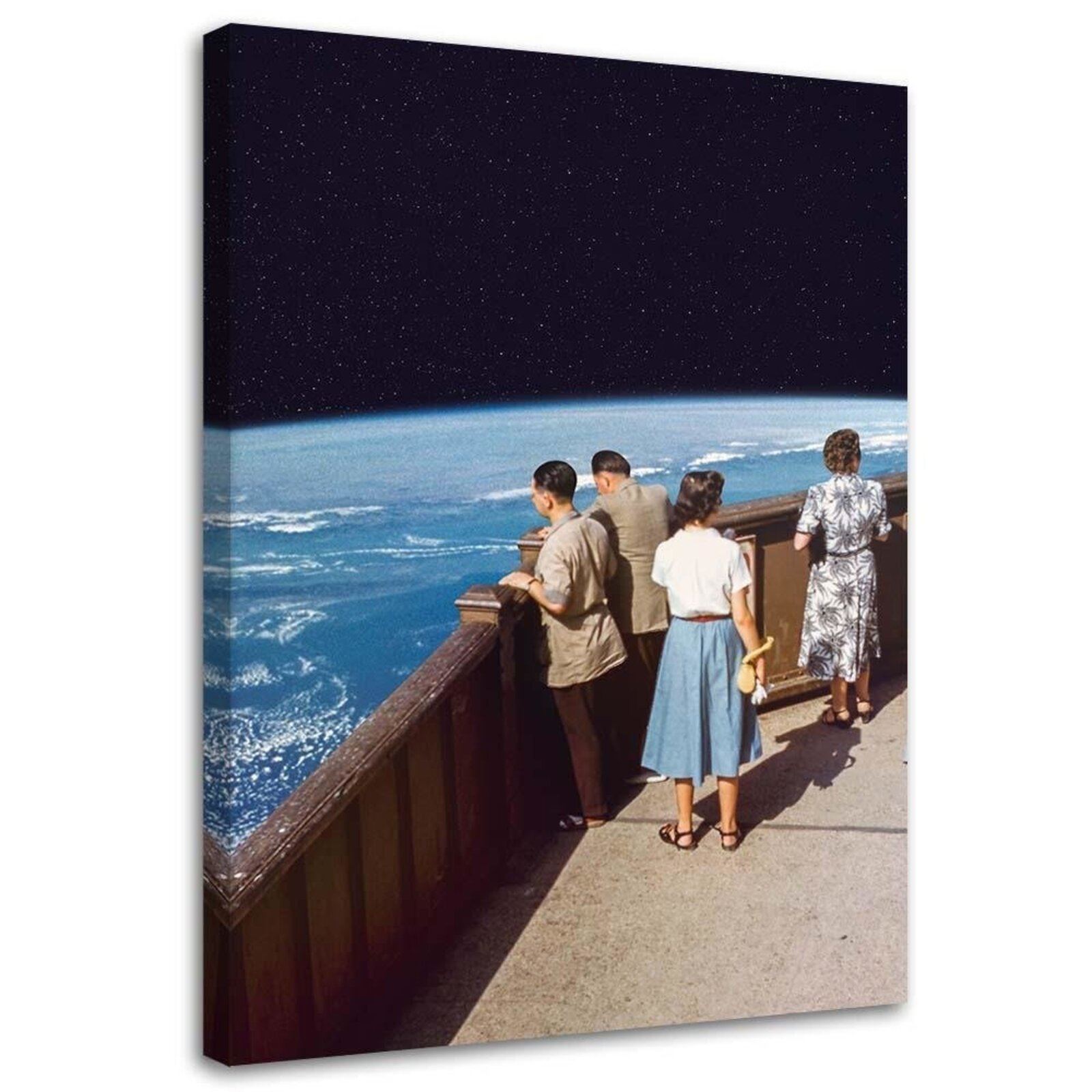 Tableau pont d'observation - 40 x 60 cm | Leroy Merlin