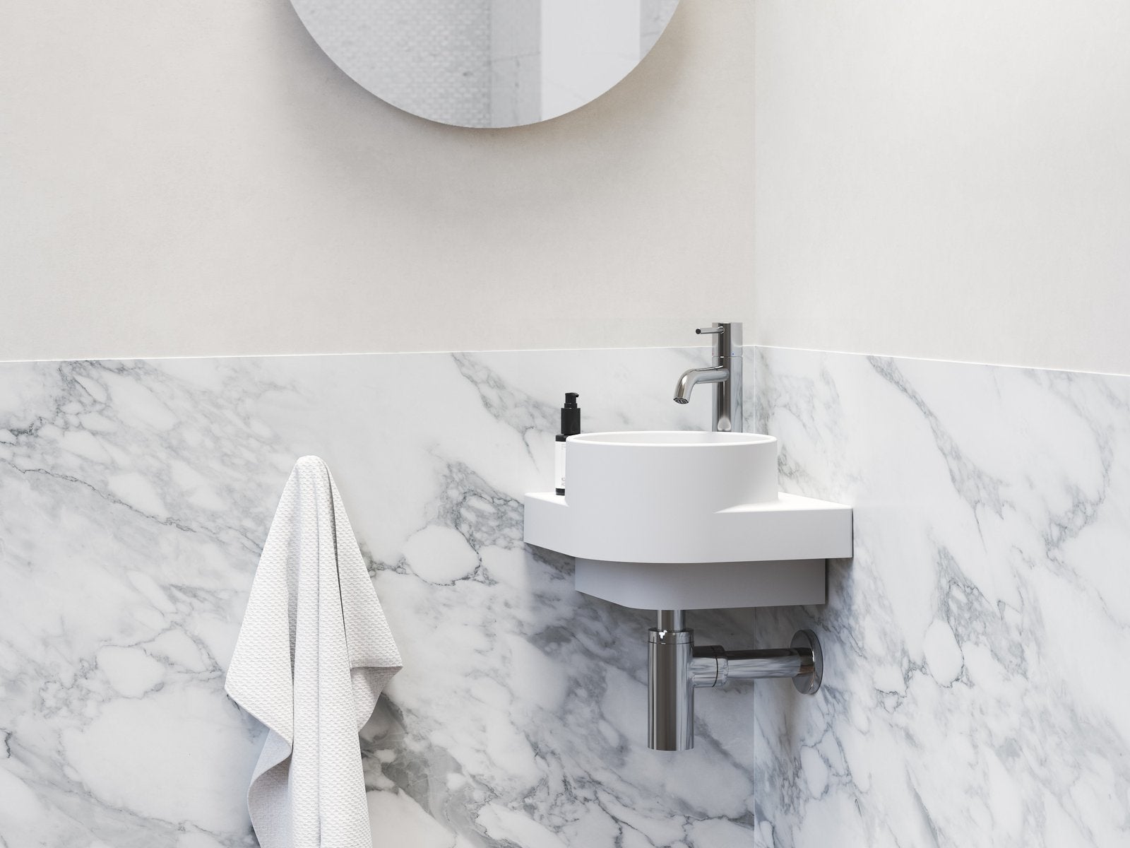 RAVAK SET Lavabo Yard 280 C + console inox | Leroy Merlin