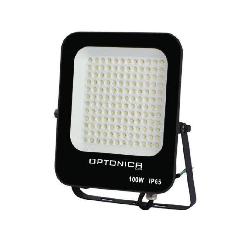 Projecteur LED Extérieur SMD 100W IP65 Noir - Blanc Chaud 2300K - 3500K ...