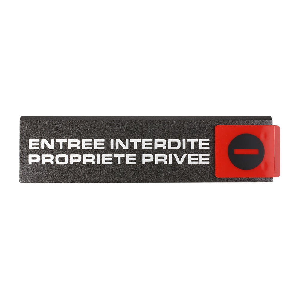 Plaque de porte Entrée interdite propriété privée - Europe design ...