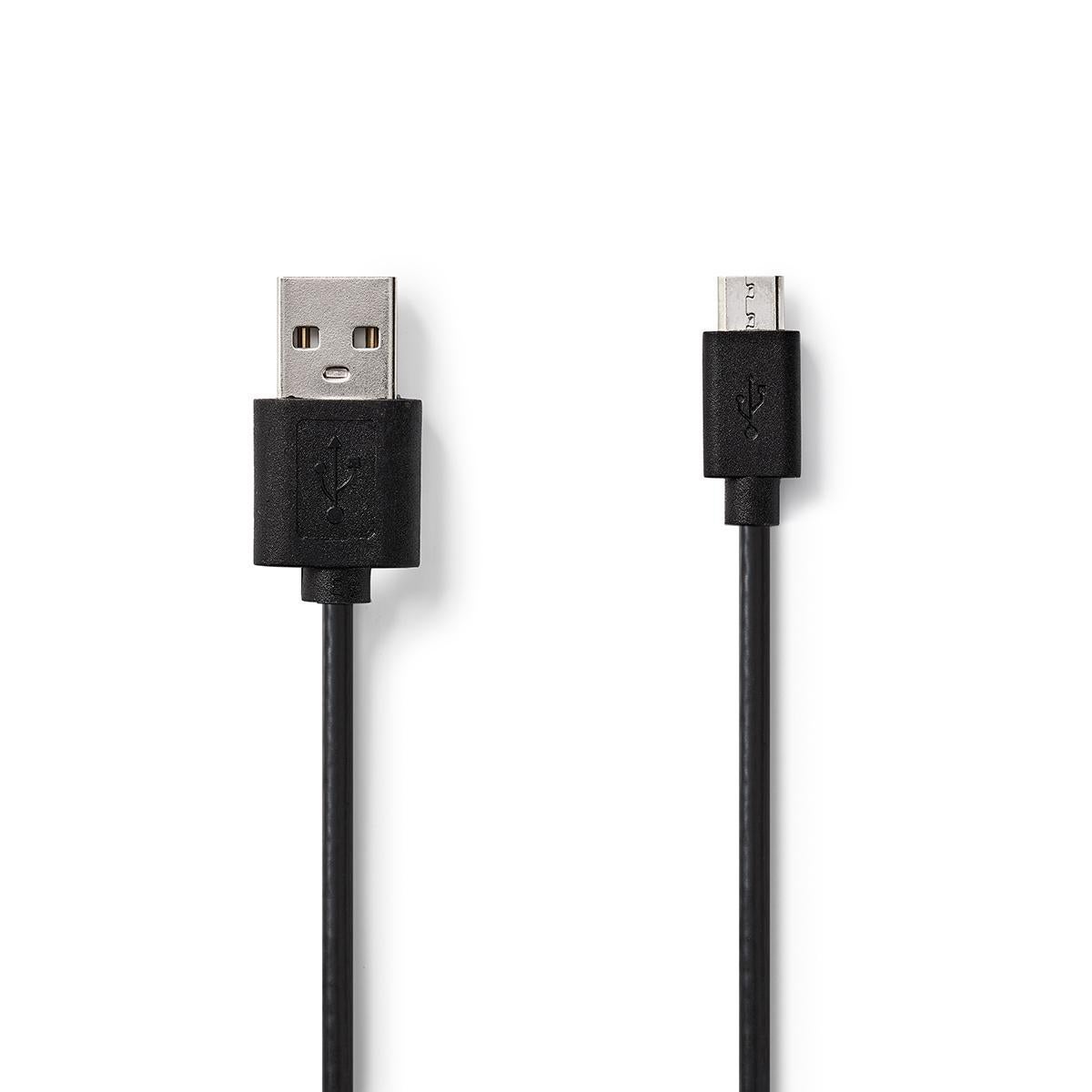 Cable USB - USB 2.0 - USB-A Macho - USB Micro-B Macho - 7.5 W - 480 ...