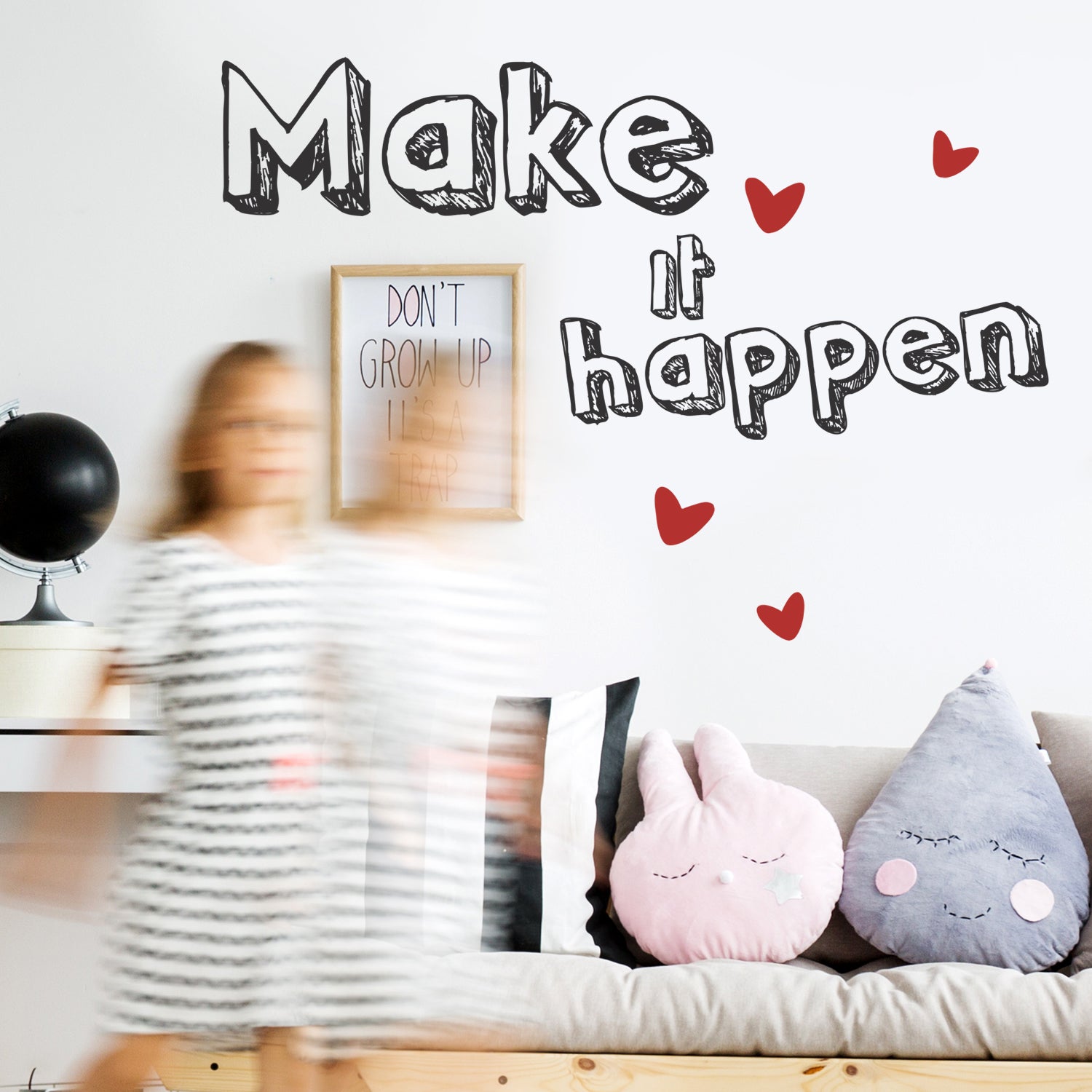 Stickers y vinilos decorativos, cita alentadora y motivadora, haz que ...