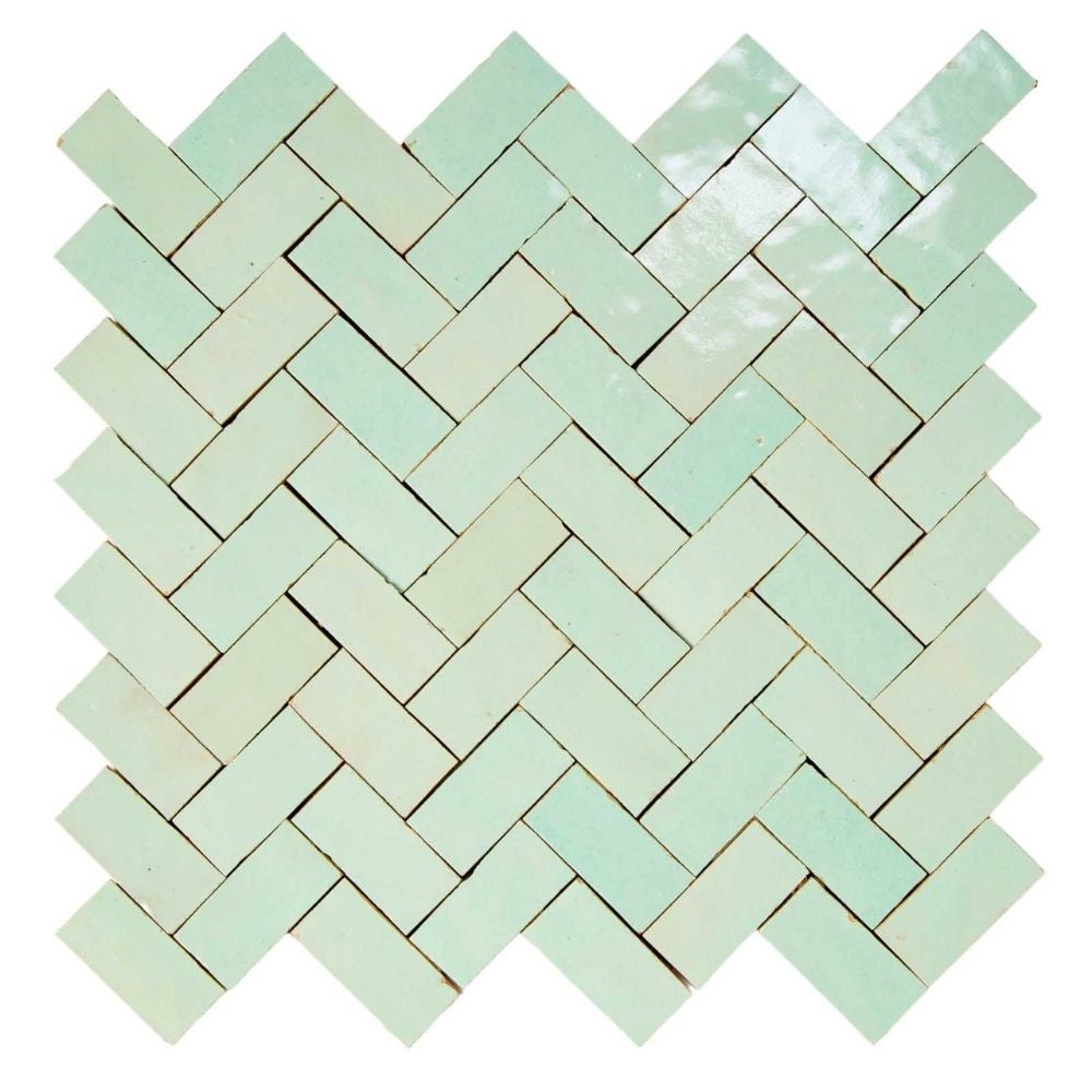 Zellige Marocain - Chevron - Carrelage mur - Terre De Zellige - (Vendu ...