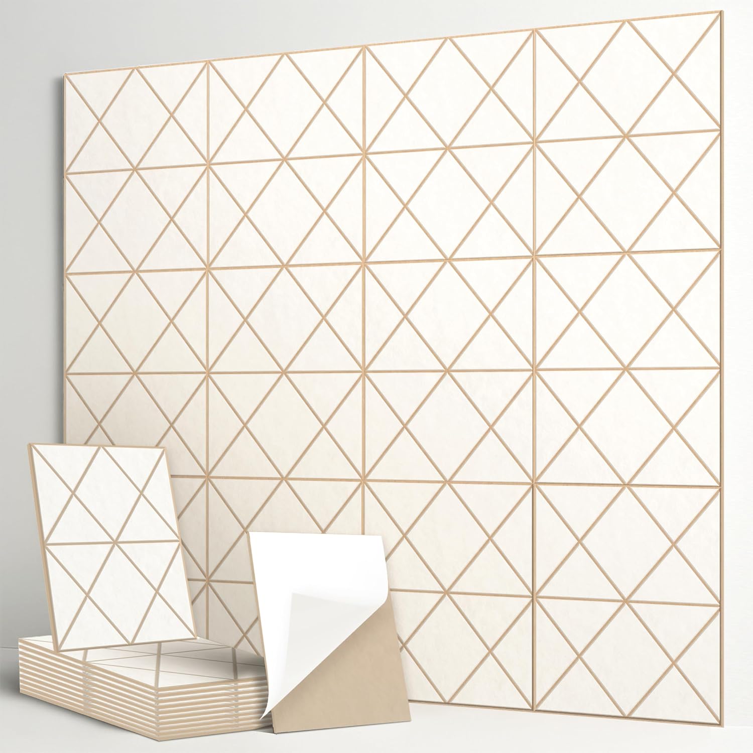 12 paneles de pared absorbentes (30 x 40 cm) – Fieltro acústico ...