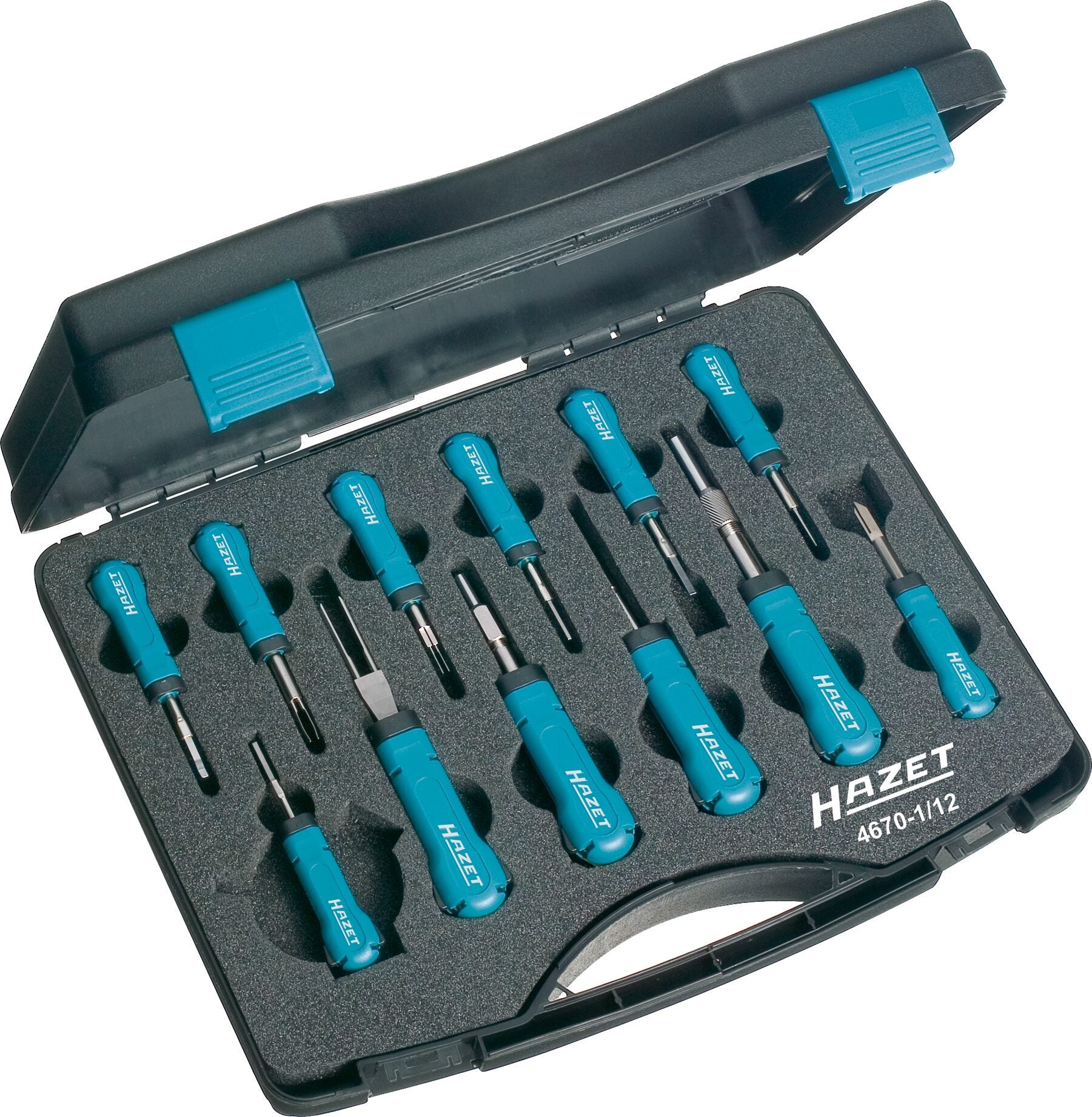 Hazet 4670-1/12 Serie Di Utensili Per Impianti Elettrici, Multicolore ...