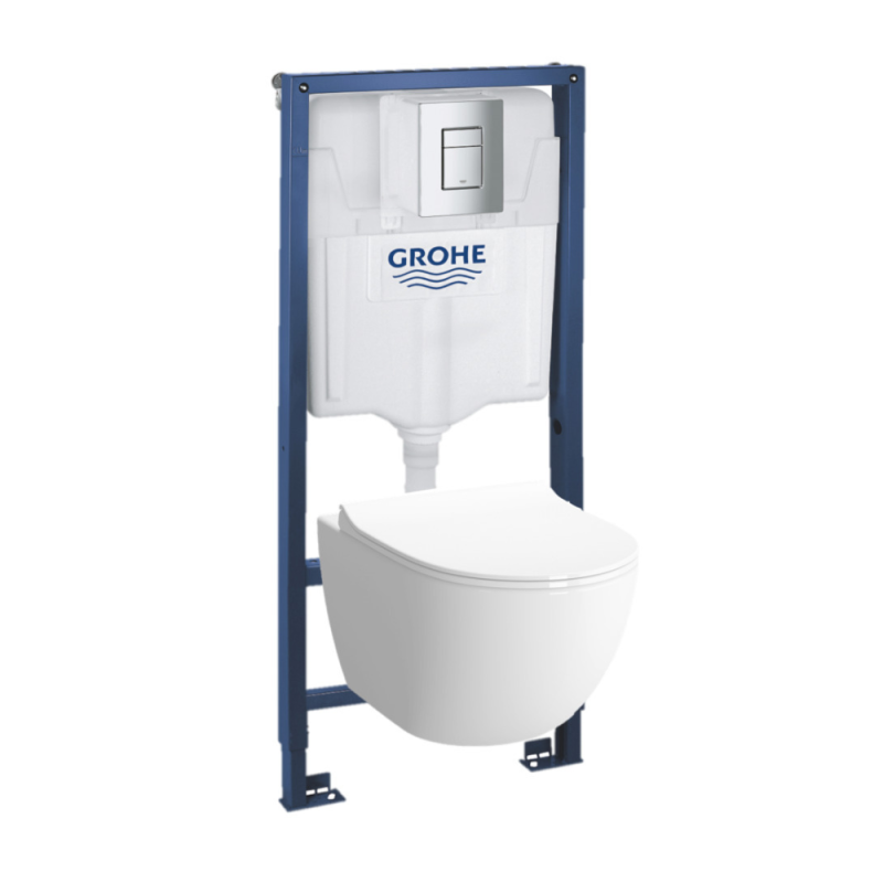 Grohe Pack WC GROHE + VITRA Cuvette SENTO RimEx avec abattant softclose ...