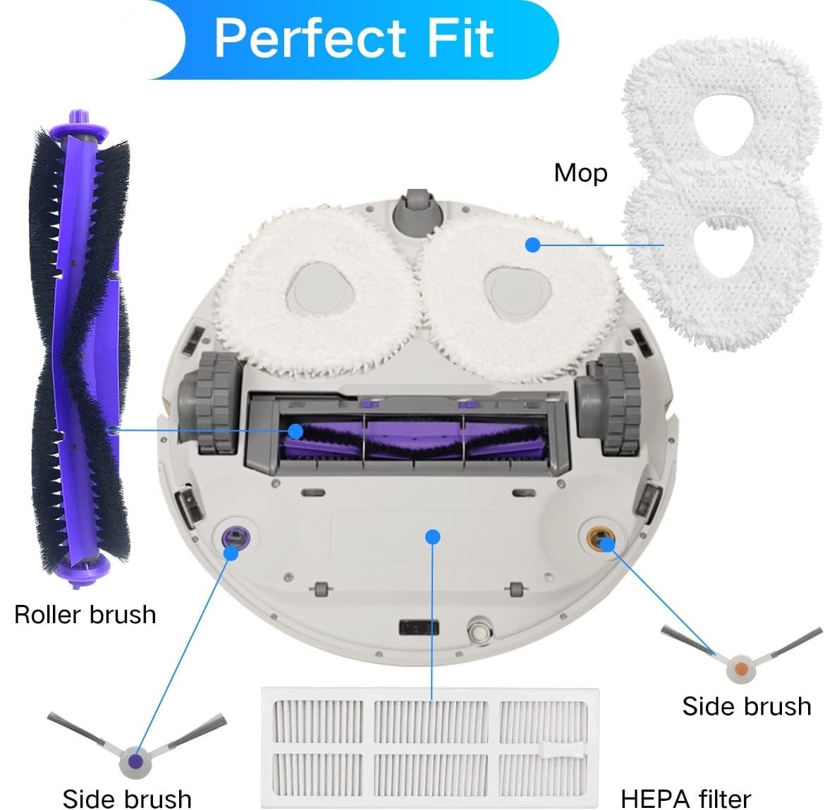 Kit d'accessoires pour robot de nettoyage Narwal Freo | Leroy Merlin