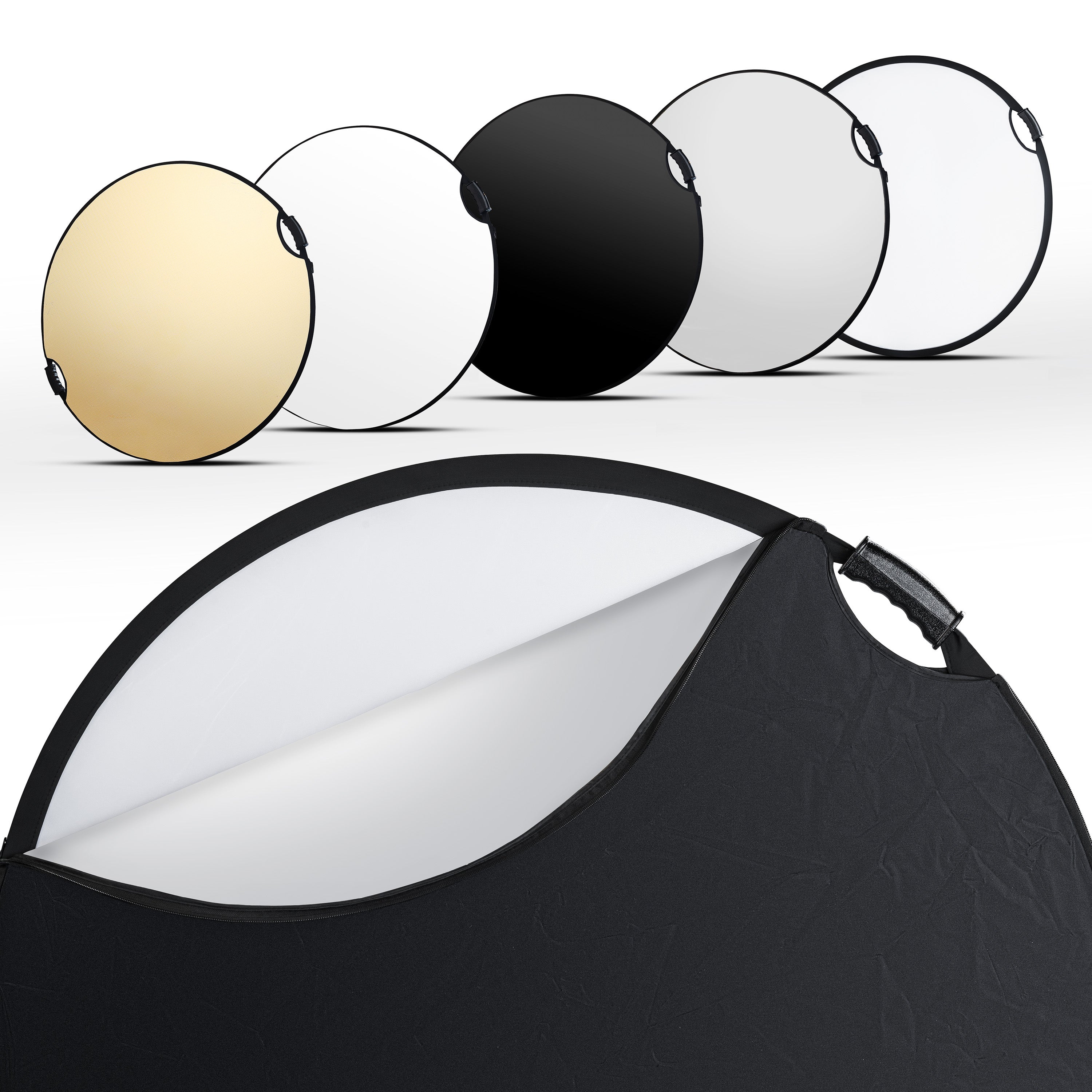 Walimex pro Set reflector fotográfico 5 en 1 plegable wavy comfort ...