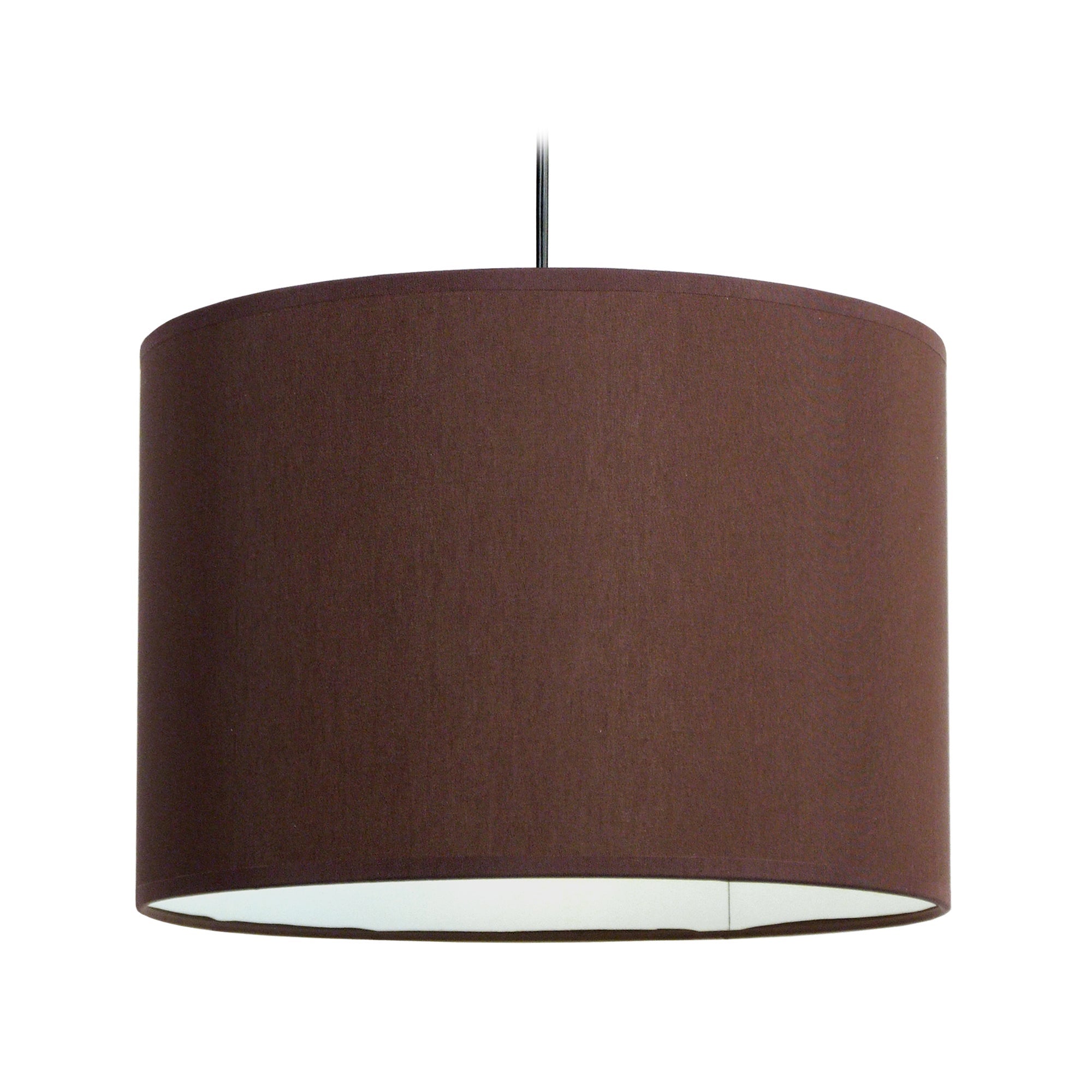 ALFENA - Suspension cylindrique tissu marron | Leroy Merlin