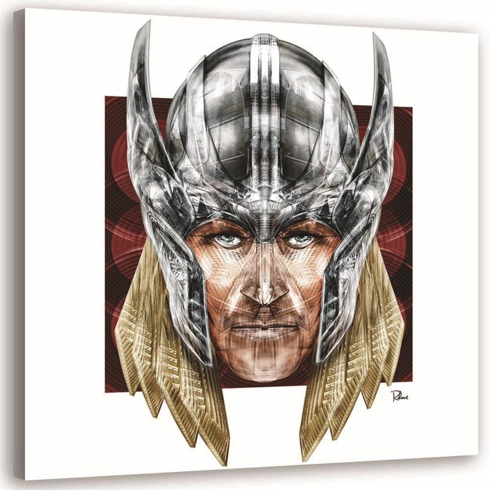 Tableau Portrait de Thor - 60 x 60 cm | Leroy Merlin
