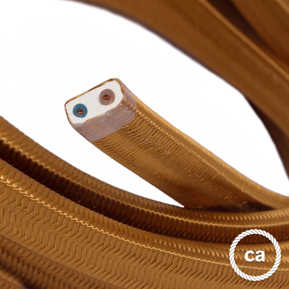 Cable eléctrico para guirnalda revestido en tejido Whiskey CM22 - 25 mt ...