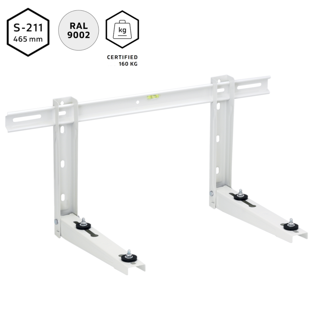 Staffa Clock universale regolabile ad aggancio rapido - bracci 46,5 cm - portata 160 Kg | Leroy ...