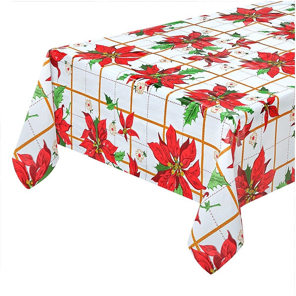 Mantel de Navidad 140x350 cm Resistente a Las Manchas Plastificado ...