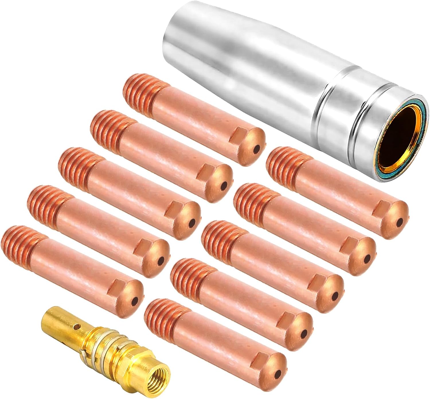 MIG Soudeur Consommable, 15AK Torch Accessoire 1Buse gas conique, 10 ...