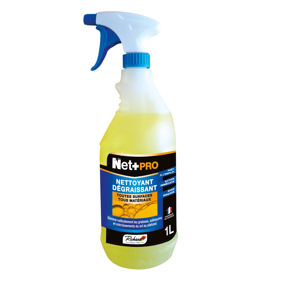 Net+ Pro Nettoyant Dégraissant - 1 Litre Spray | Leroy Merlin