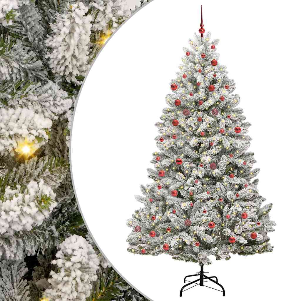 Árbol de Navidad artificial Verde y 210 cm PVC y Metal | Leroy Merlin
