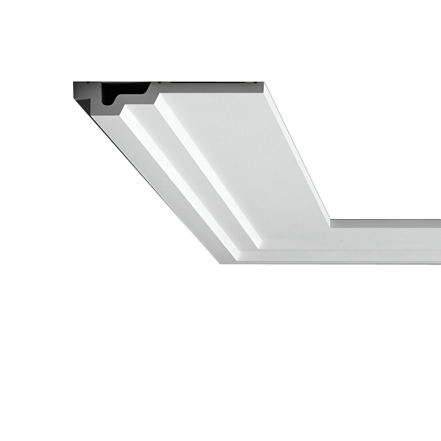 Moulure Corniche Cache Câbles 2m Baric Blanc | Leroy Merlin