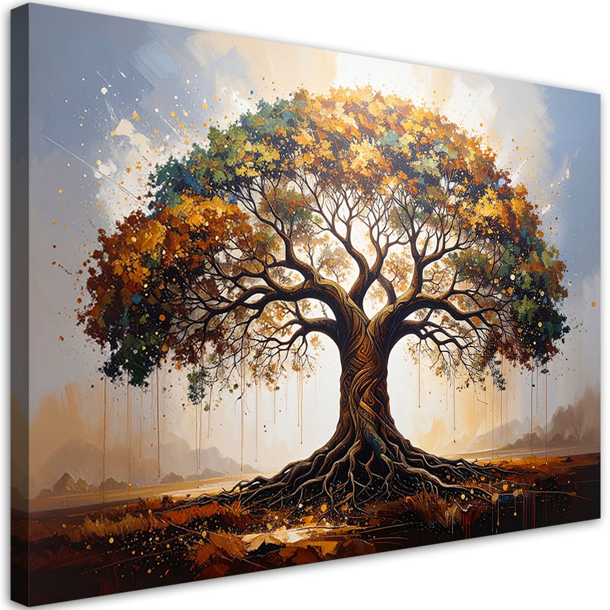 Tableaux, Arbre de l'amour coloré nature 30x20 | Leroy Merlin