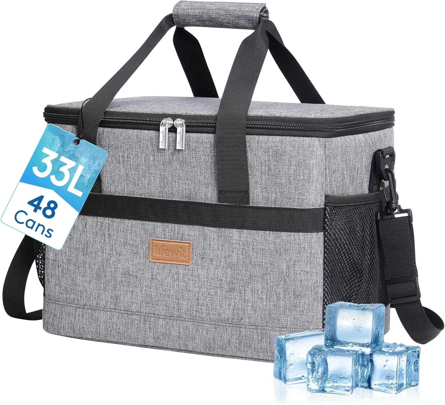 Sac Isotherme 35L, Grand Format Glaciere Souple Isothermes, Portable ...