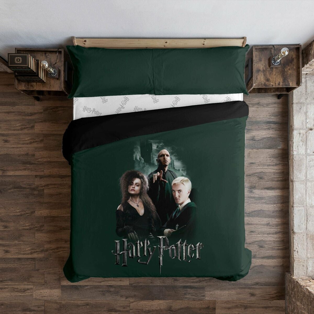 Housse de Couette Harry Potter Death Eaters Multicouleur 220 x 220 cm ...