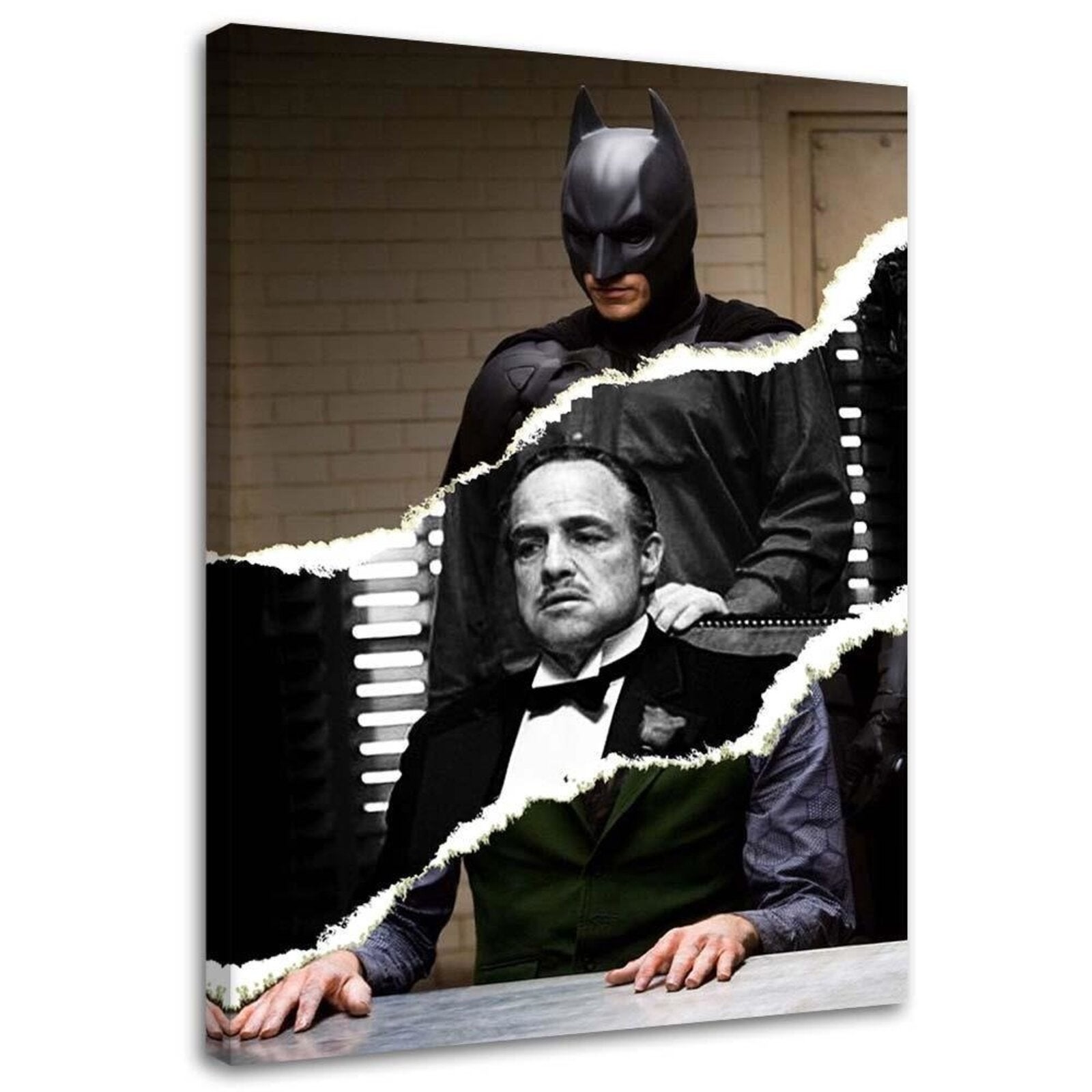 Tableau Collage Batman Le Parrain | Leroy Merlin