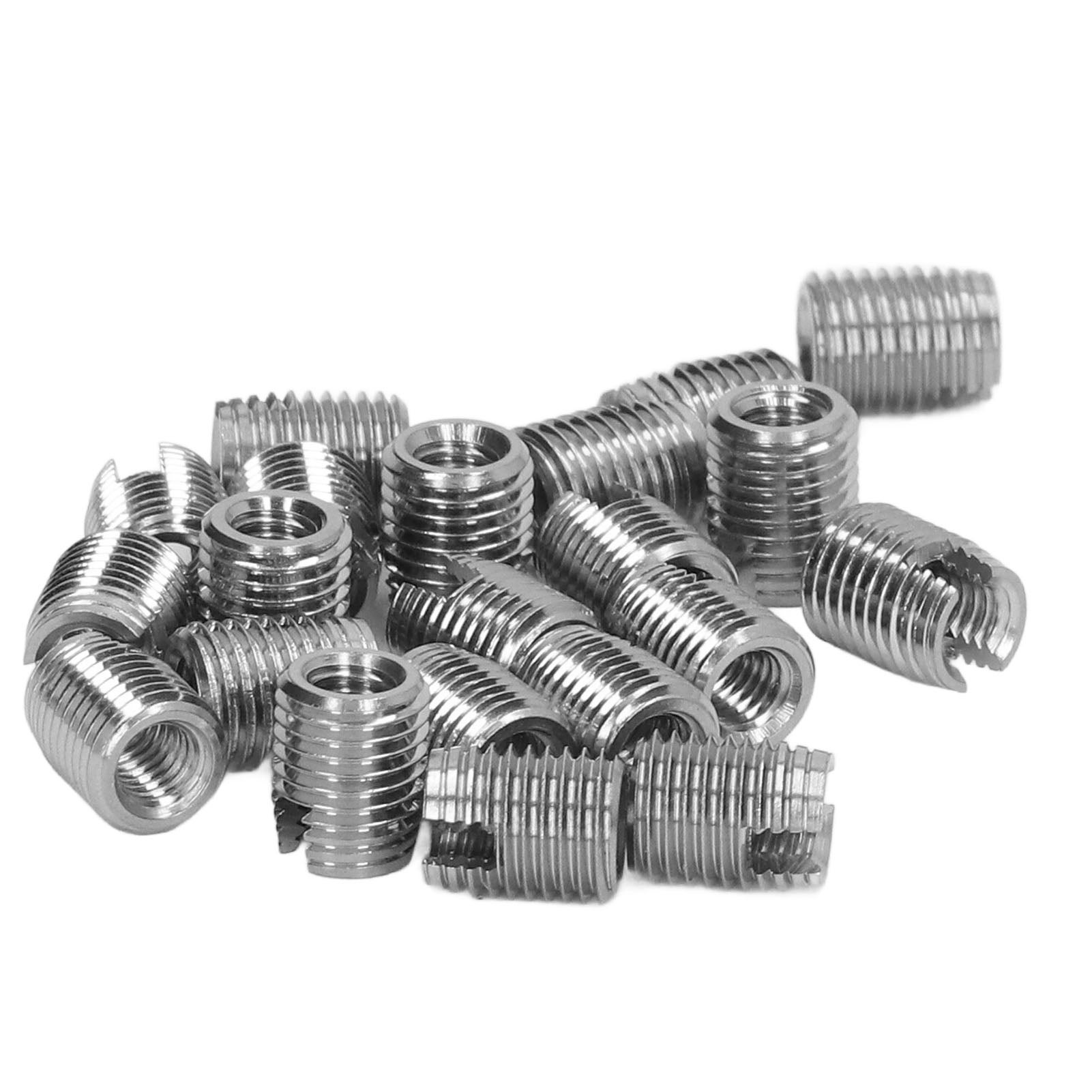 Lot de 20 inserts filetés autotaraudeurs M4 x 0,7 filetage mâle M6,5 x ...