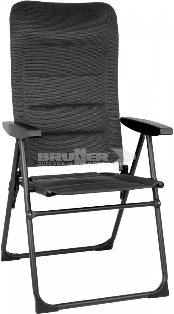 Brunner - Silla plegable Skye RT, 43 x 49,5 x H47/120,5 cm, negro ...