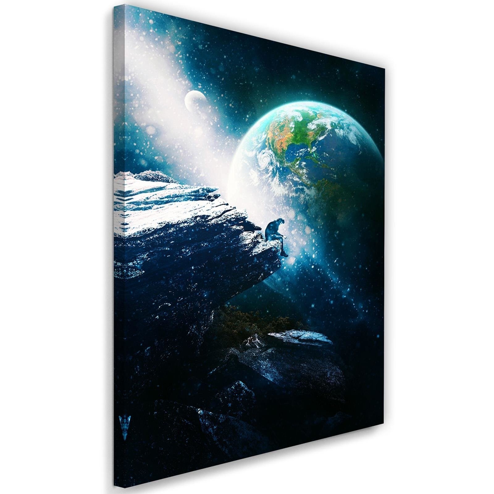 Tableau xxl image abstraite décor cosmos | Leroy Merlin