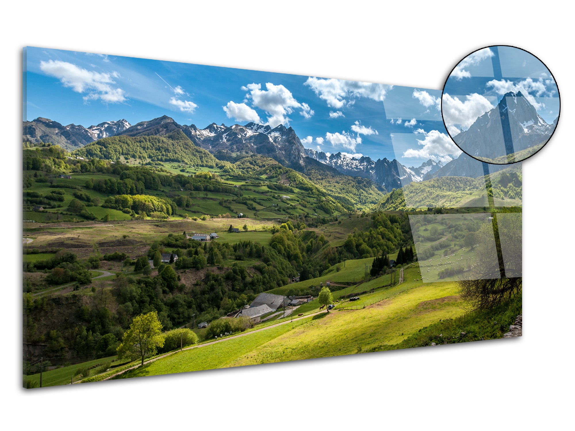 Tableau plexiglas photo PLATEAU DE LESCUN | Leroy Merlin