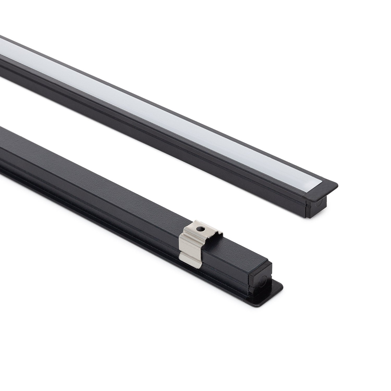 Ledkia Perfil Aluminio Empotrable Estrecho para Tiras LED hasta 6 mm ...