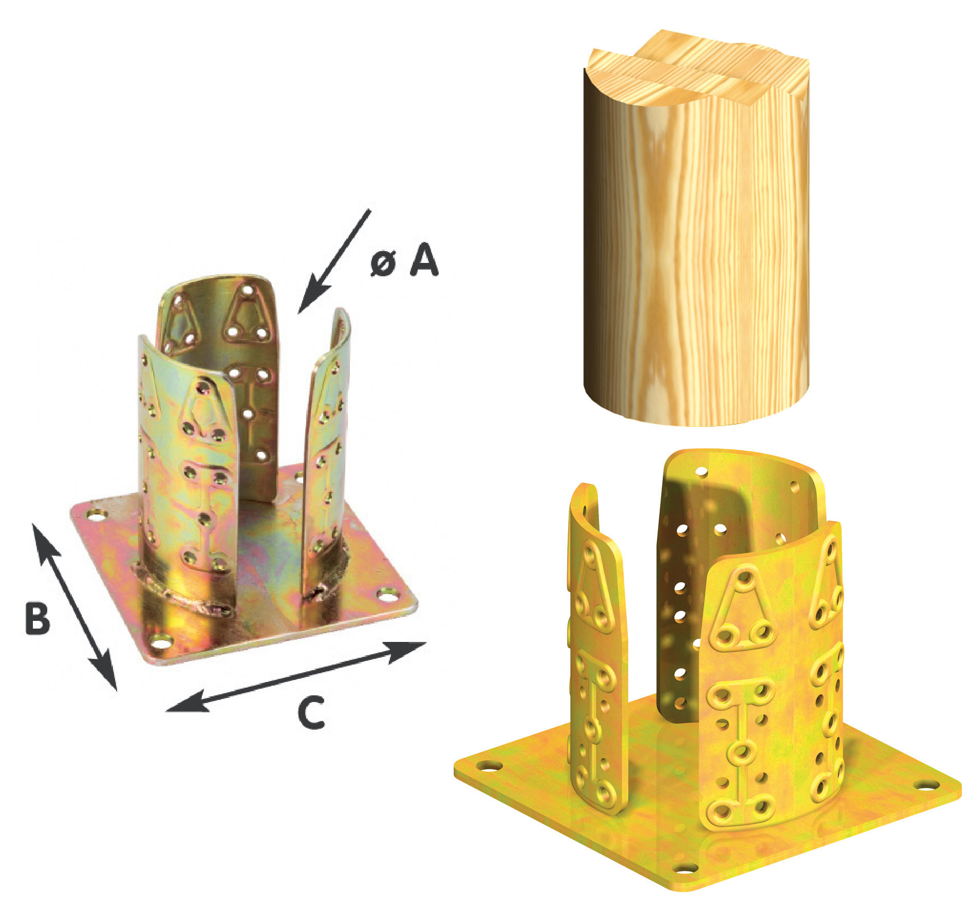 PLAQUE 922 PILIER SOUTIEN AVV ACC TROP D | Leroy Merlin