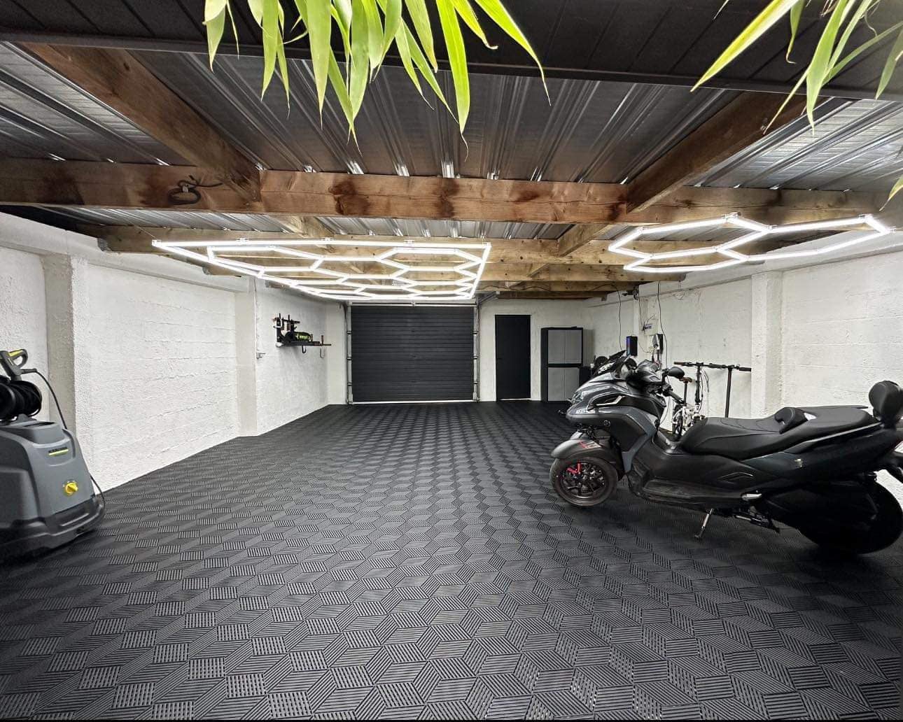 Lot de 25 dalles de sol garage clipsables FIRST 3D – Noir – 4 m² – ANC ...