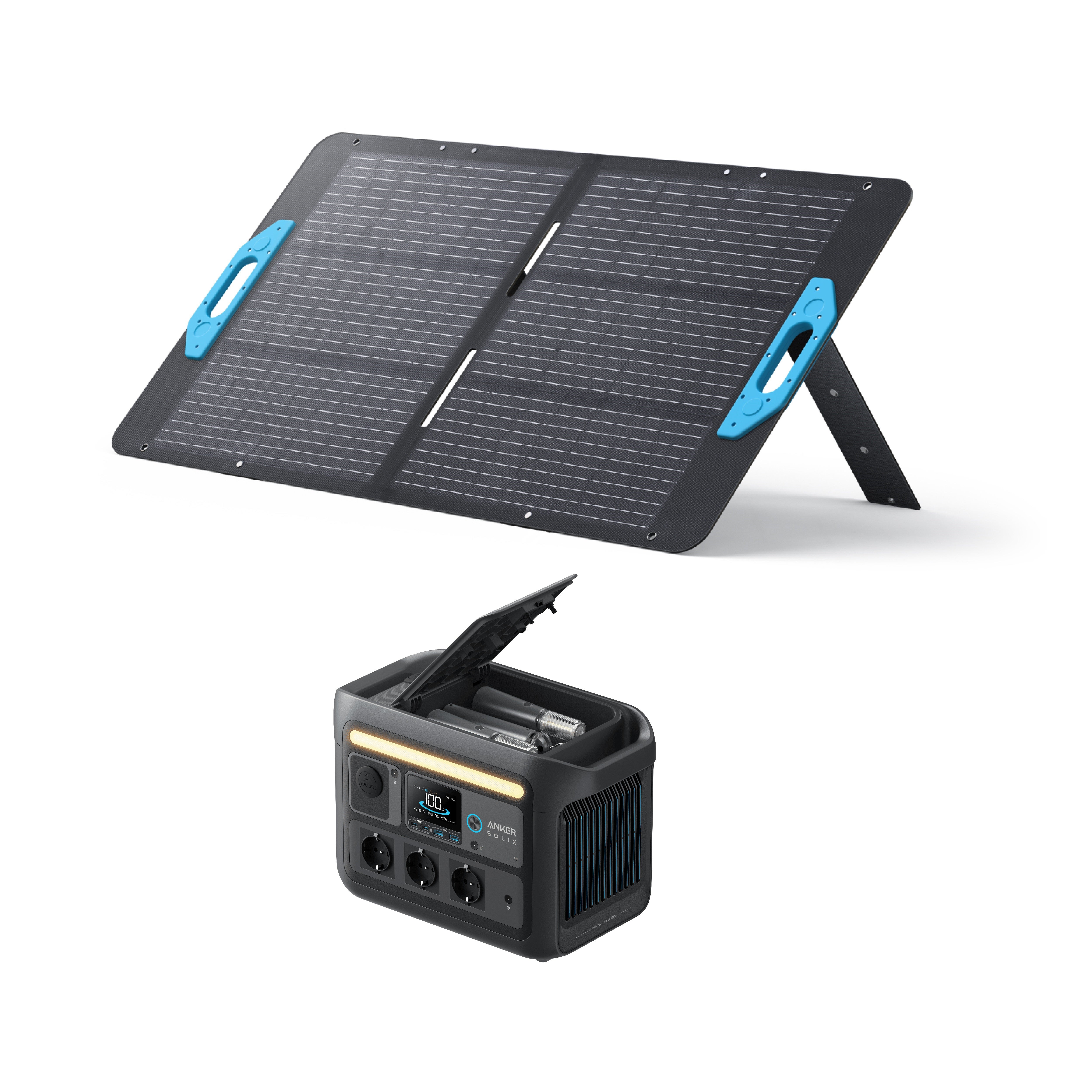 Kit Anker SOLIX C800X (C800 Plus) con Panel Solar 100W - 768Wh ...