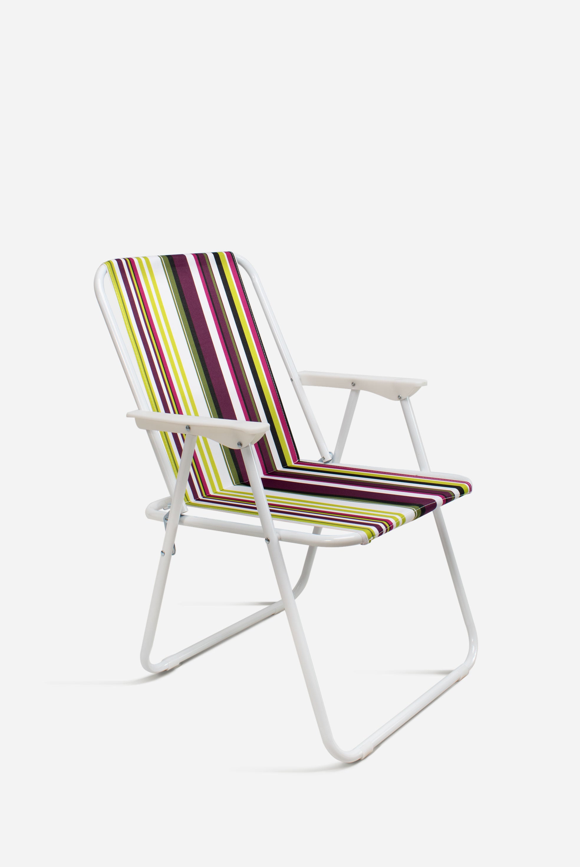 Chaise de plage pliante en métal et polyester | Leroy Merlin