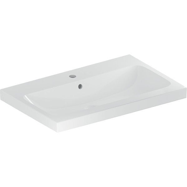 Lavabo Geberit iCon Light, 75 cm x 48 cm, con agujero para grifo, con ...