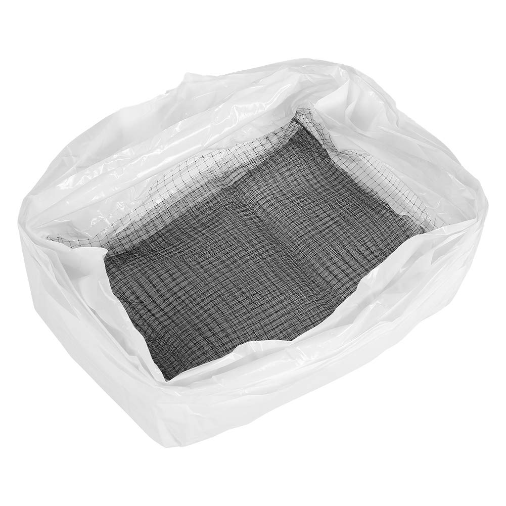 Lot de 10 bacs à litière pour chat, en nylon PE durable, réutilisables ...
