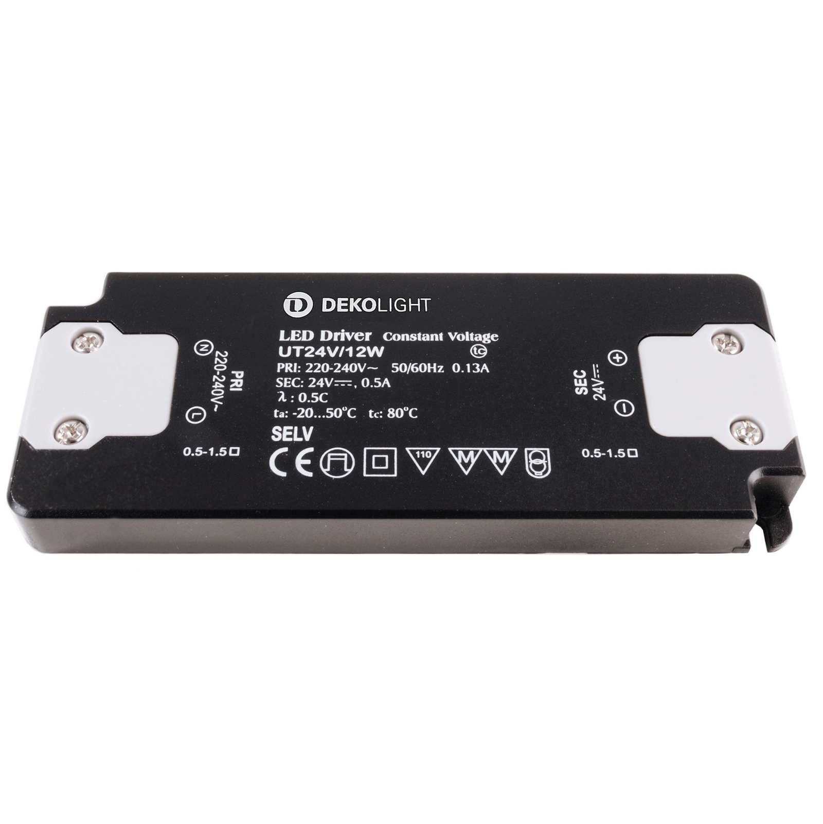 SLIM transformateur bloc d'alimentation 12W 500mA 24V DC spots à LED 220V IP20 | Leroy Merlin