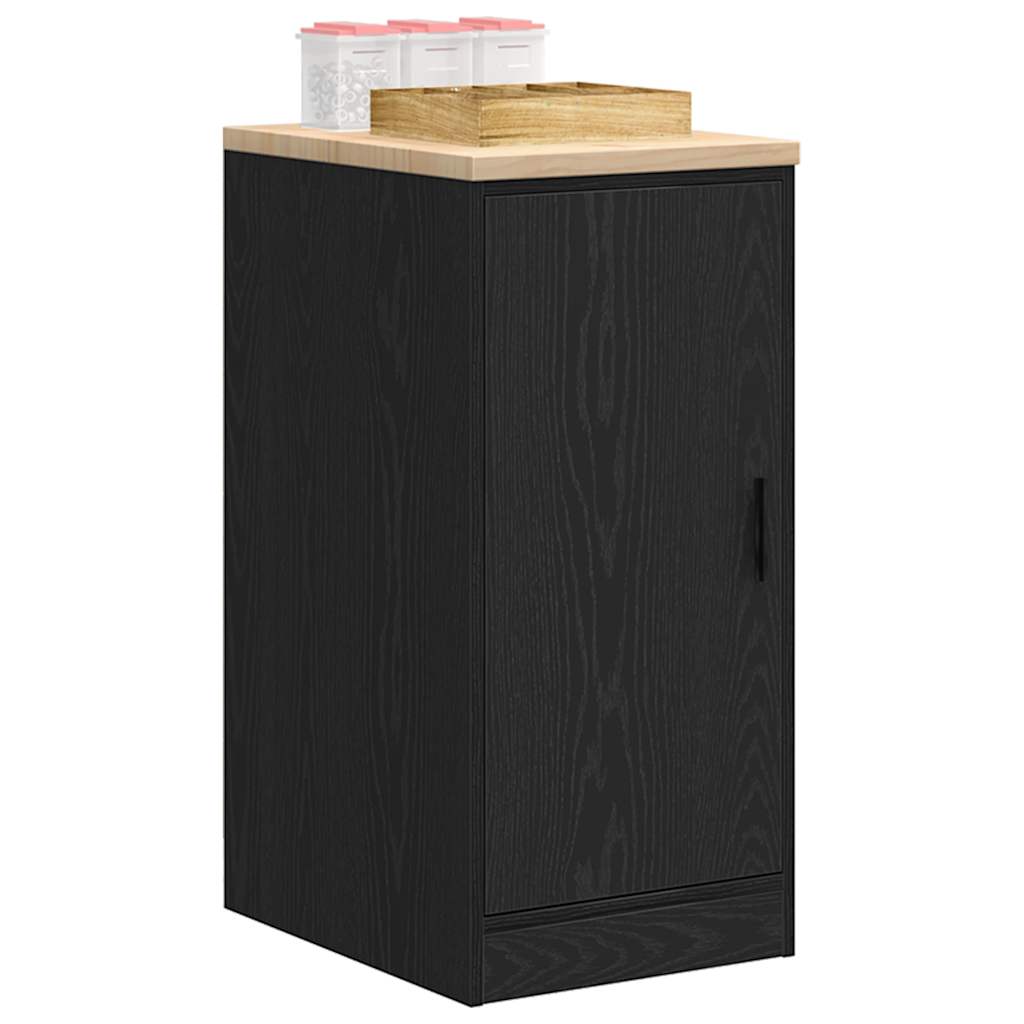 Meuble de rangement | Armoire de rangement de garage noir 40x51x85 cm ...