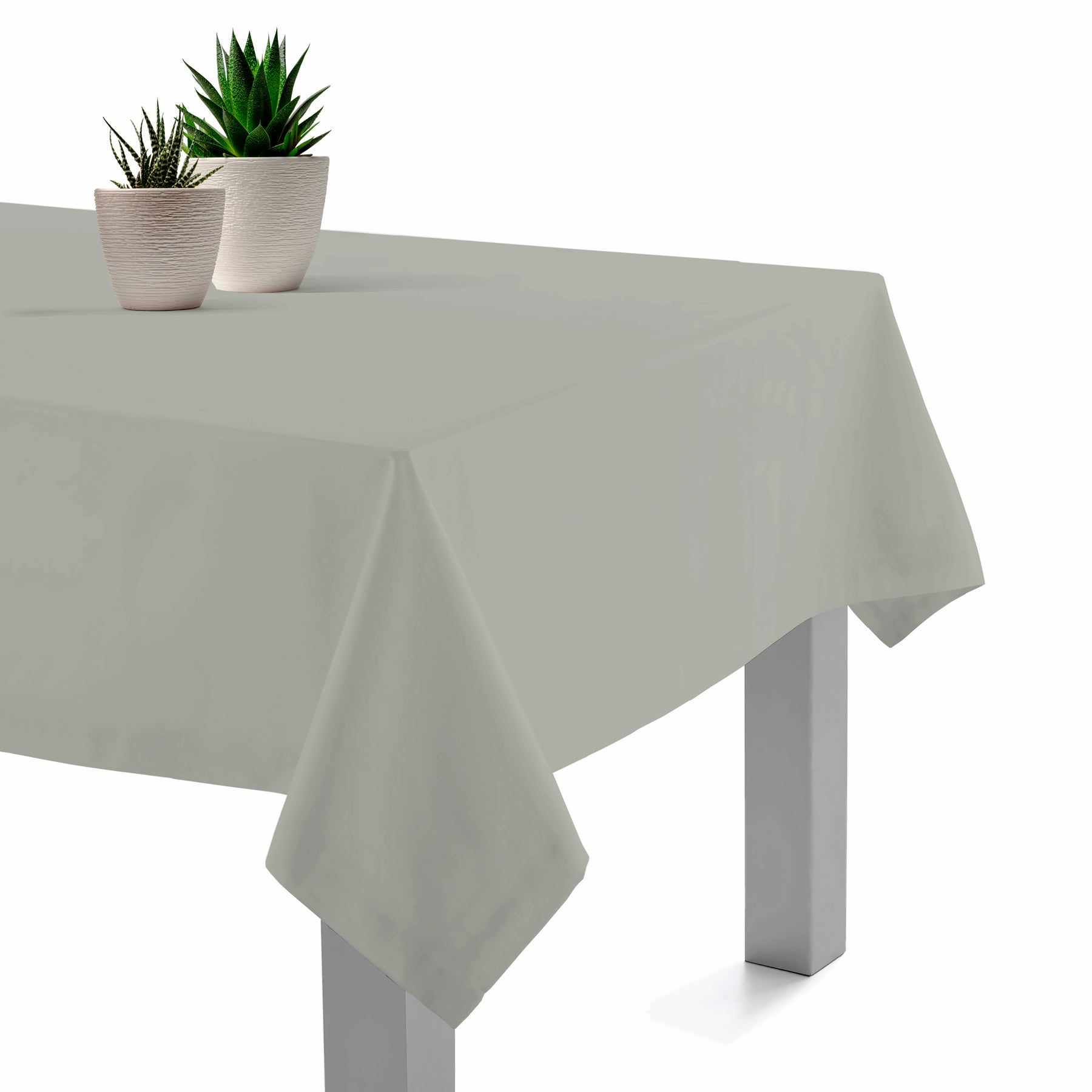 Mantel Resinado Antimanchas Paduana Net Gris 140x200 | Leroy Merlin