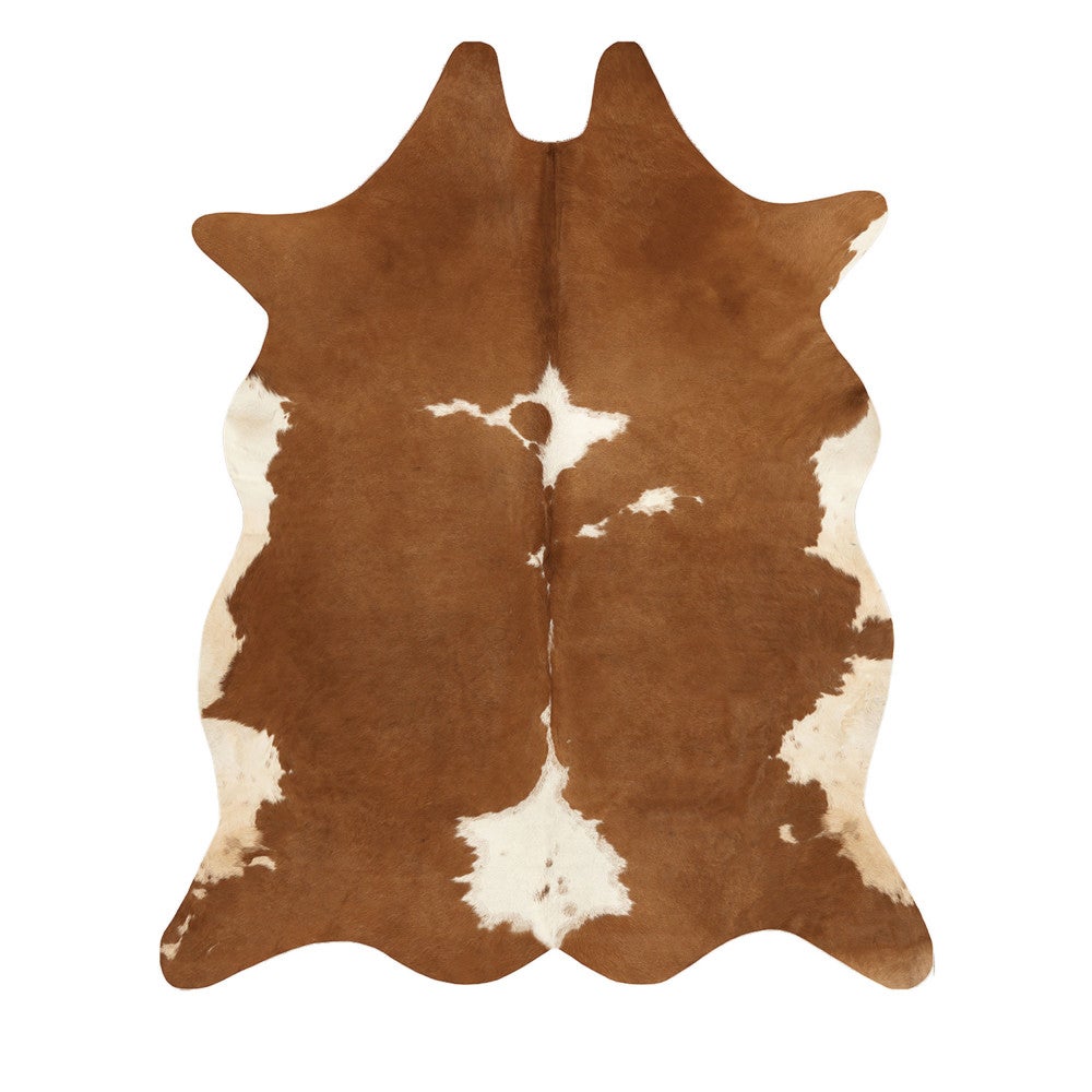 Ruggo - Tapis imitation peau de vache - Marron - 155x190cm | Leroy Merlin