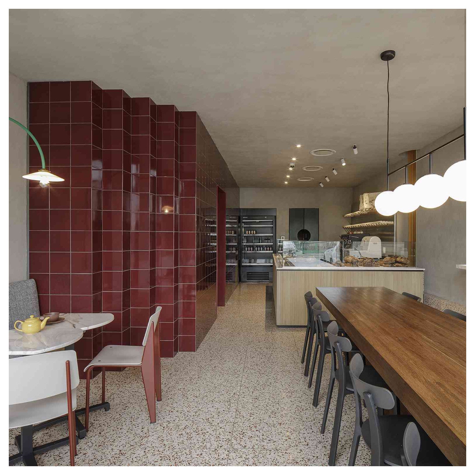 Véritable Carreau Terrazzo MERIDA 60x60 cm boîte de 01.08m2 Vieilli ...