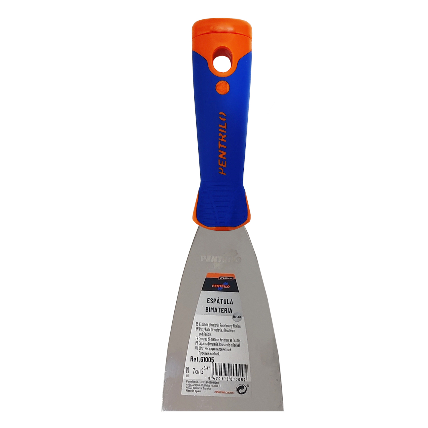 ESPATULA INOX BIMATERIA PREMIUM - 7 cm | Leroy Merlin