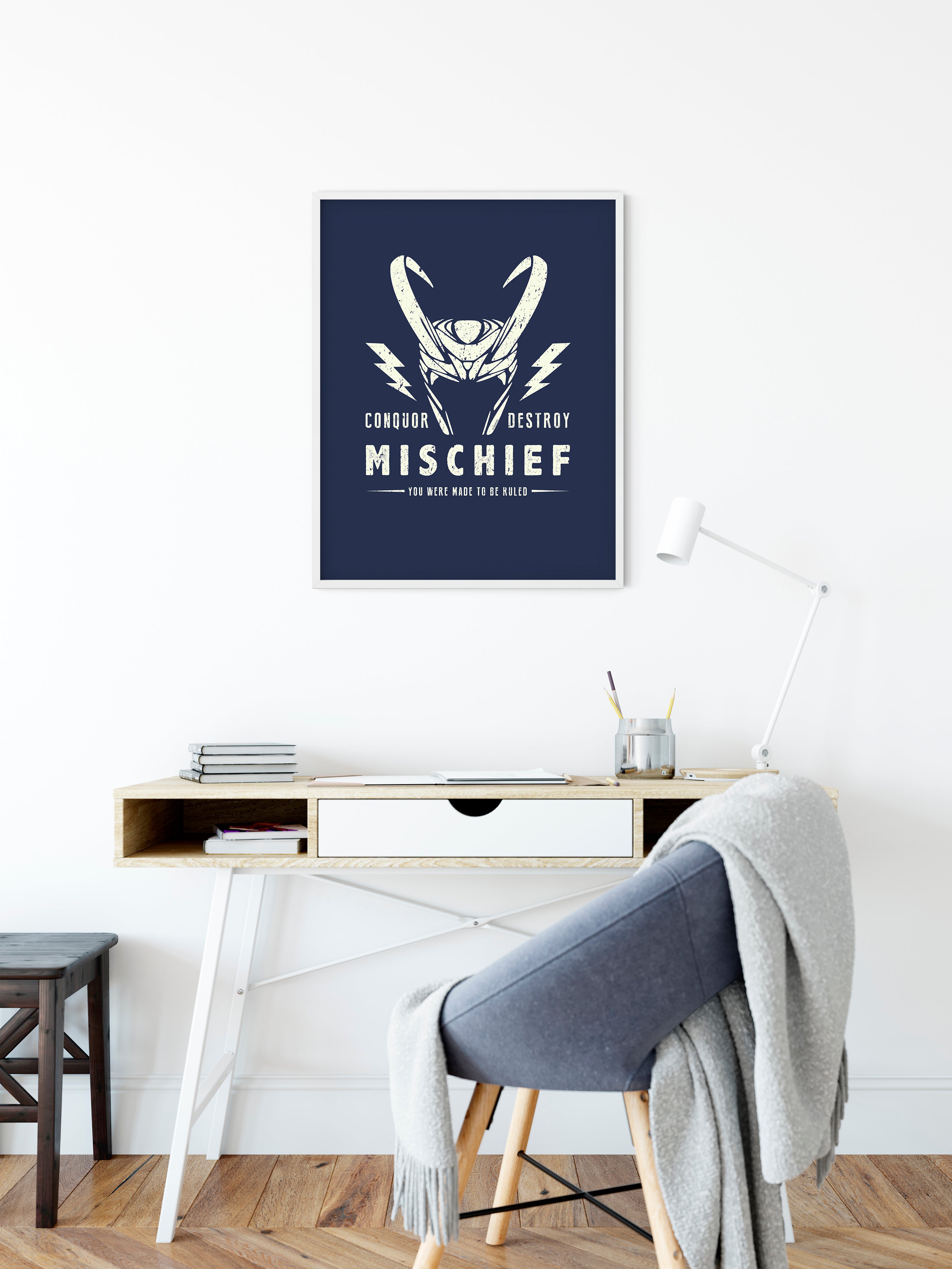 Poster d'art de Komar - Marvel Loki Mischief - Taille: 40 x 50 cm ...