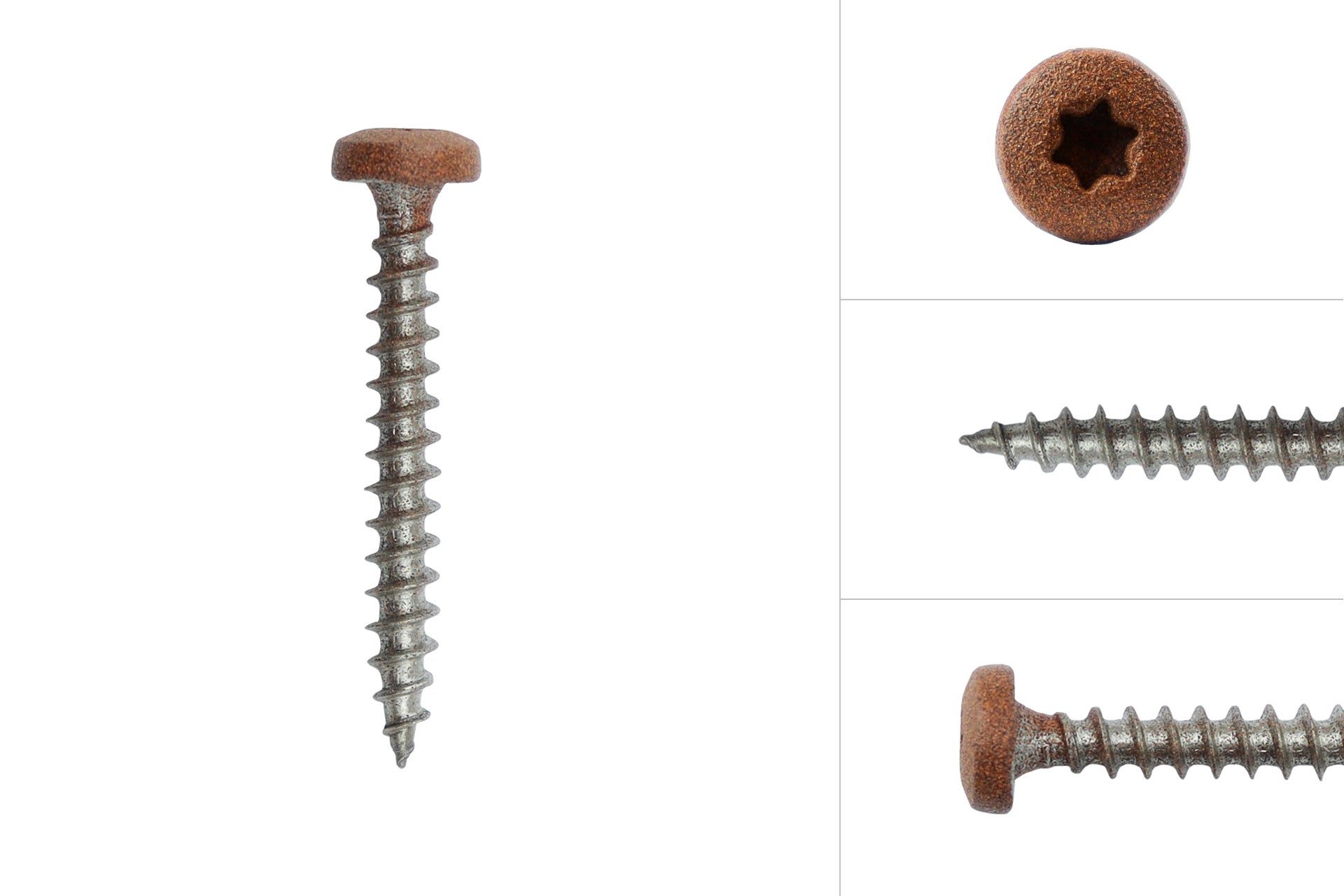 Wovar Vis aspect acier Corten 4.2 x 32 mm - Boîte de 50 pièces | Leroy ...