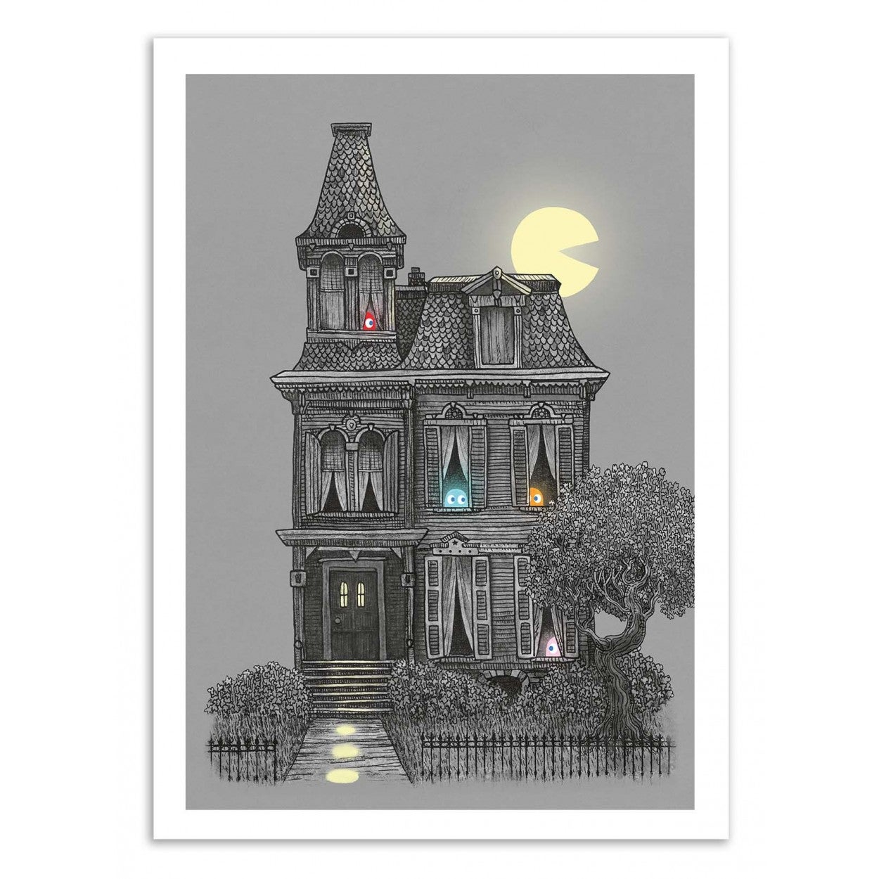 Art-Poster - Haunted by the 80's - Terry Fan - 50 x 70 cm | Leroy Merlin