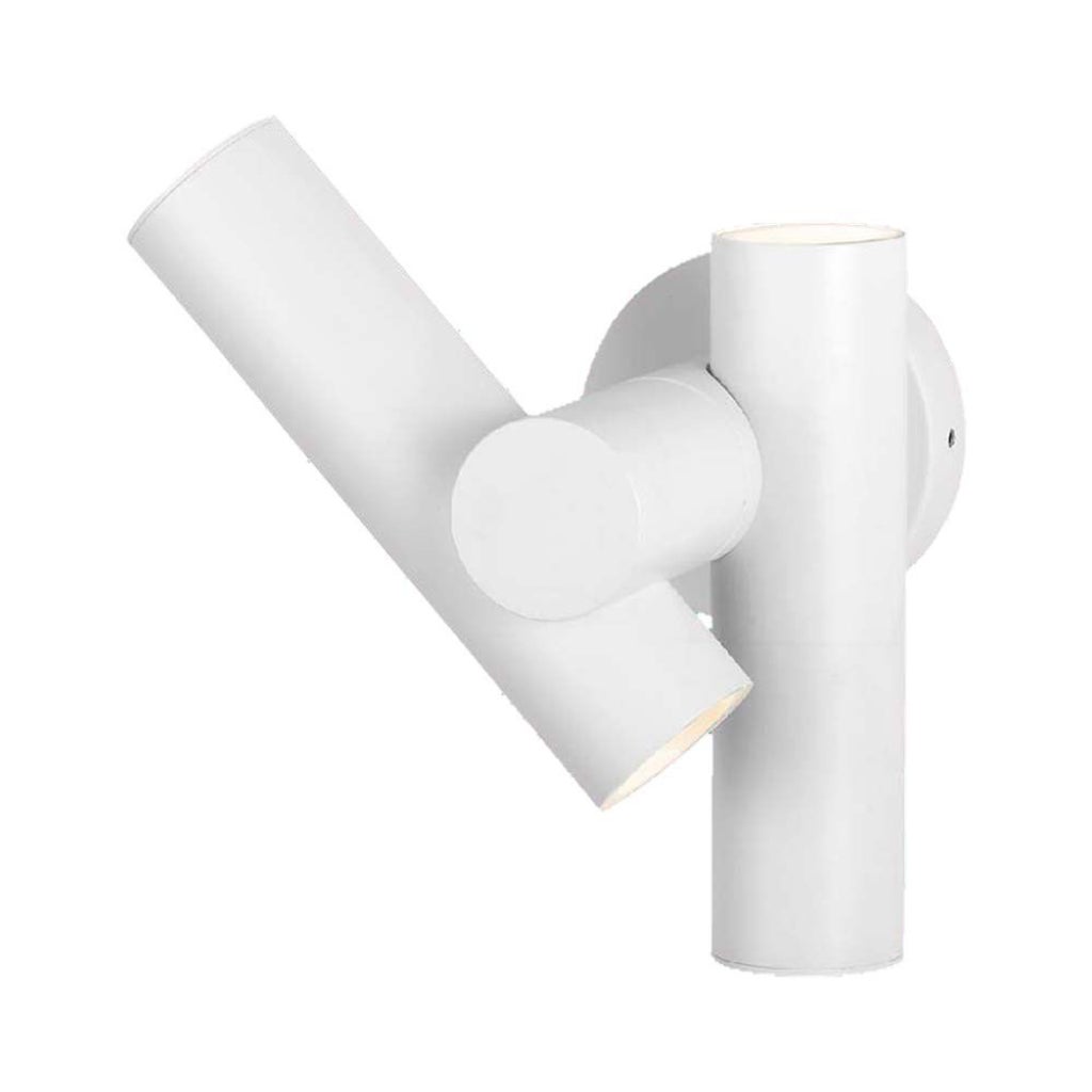 Focos de Pared LED 2*6W con Doble Haz de Luz Orientable a 360° Color ...