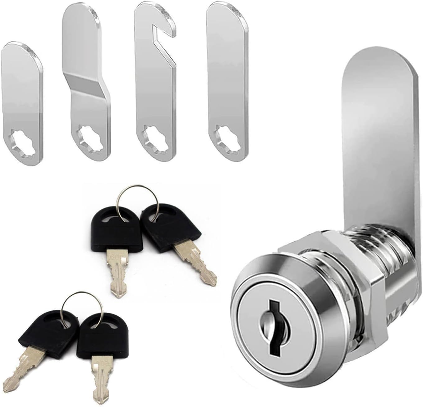 Cabinet Locks with Keys, 5/8" Long Cam Locks keyed Alike, Post Box Lock ...