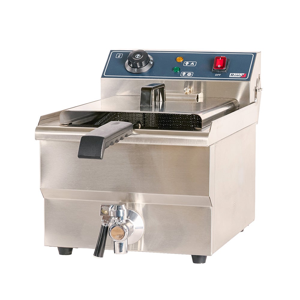 Romux® Friteuse Électrique Professionnelle 12 Litres Simple de Table ...