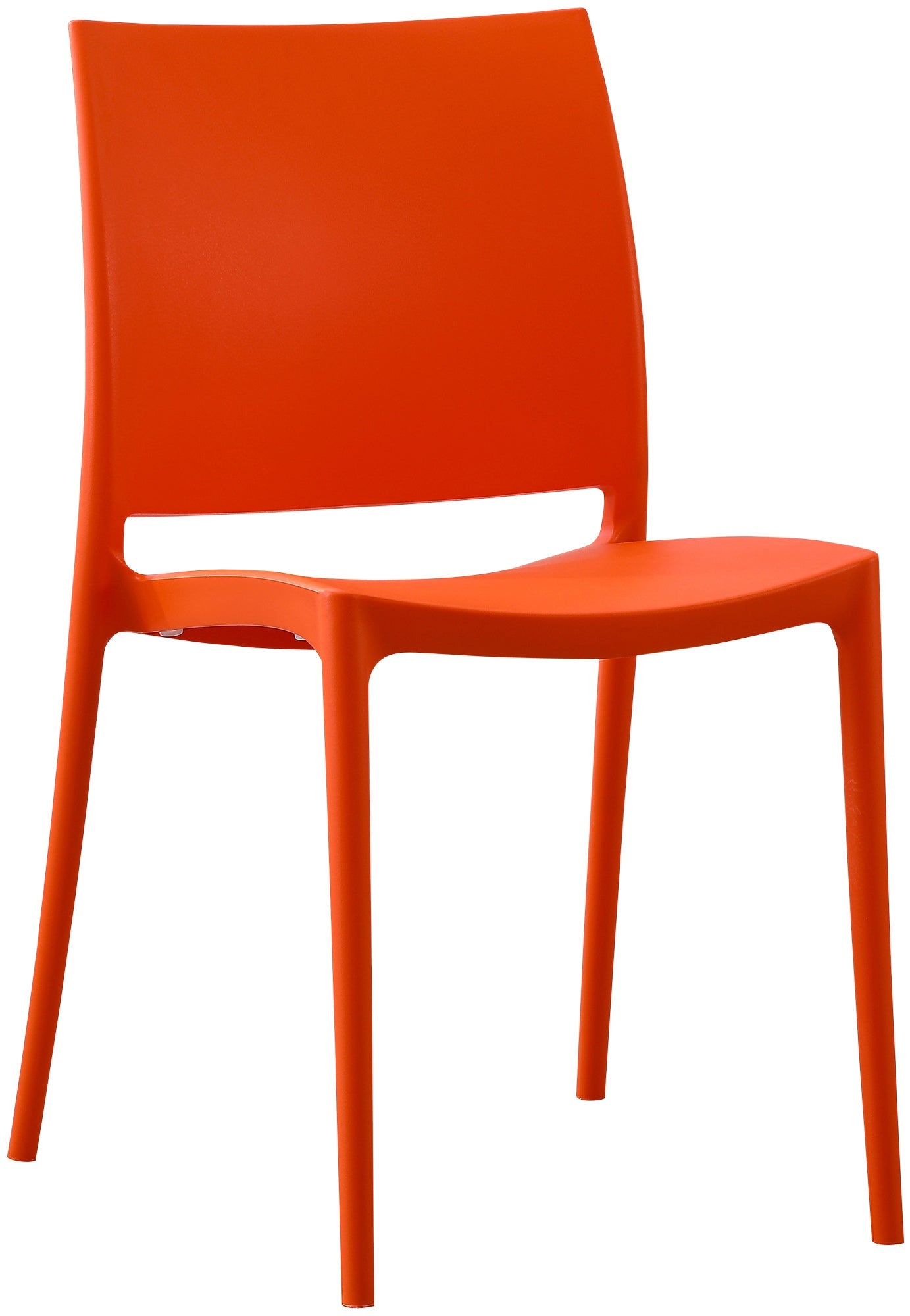 Chaise Méton orange | Leroy Merlin